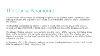 003 - Charterparties and Common Issues.pptx