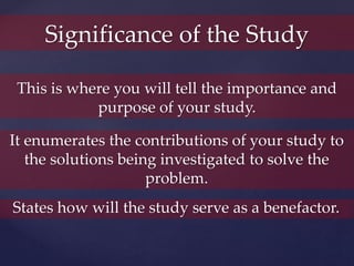 003 - Definition of Terms, Significance of the Study, and Scope and ...