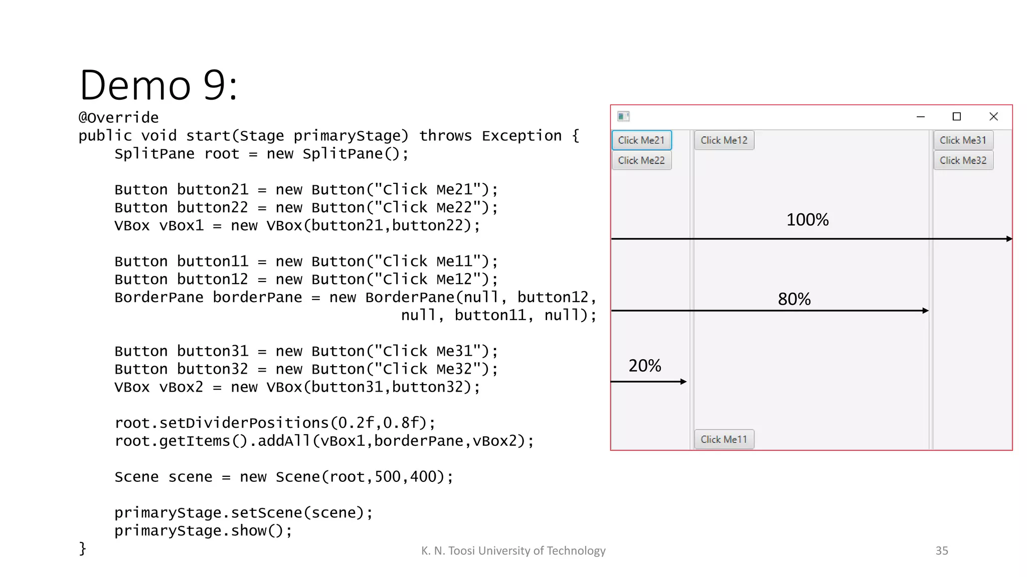 003 - JavaFX Tutorial - Layouts | PPTX