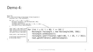003 - JavaFX Tutorial - Layouts | PPTX