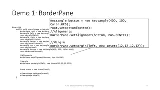 003 - JavaFX Tutorial - Layouts | PPTX