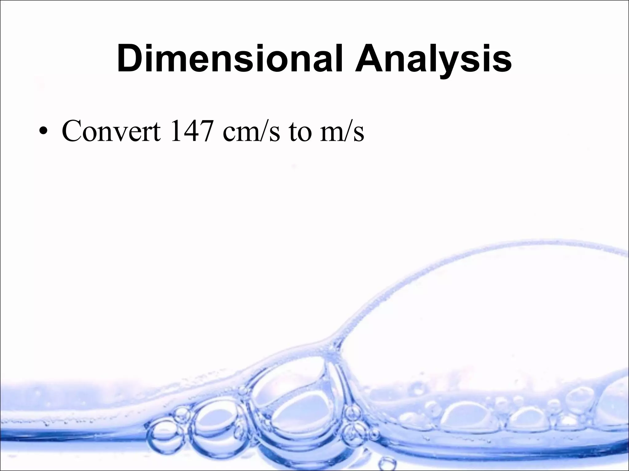 Metric System and Dimensional Analysis | PPT | Science