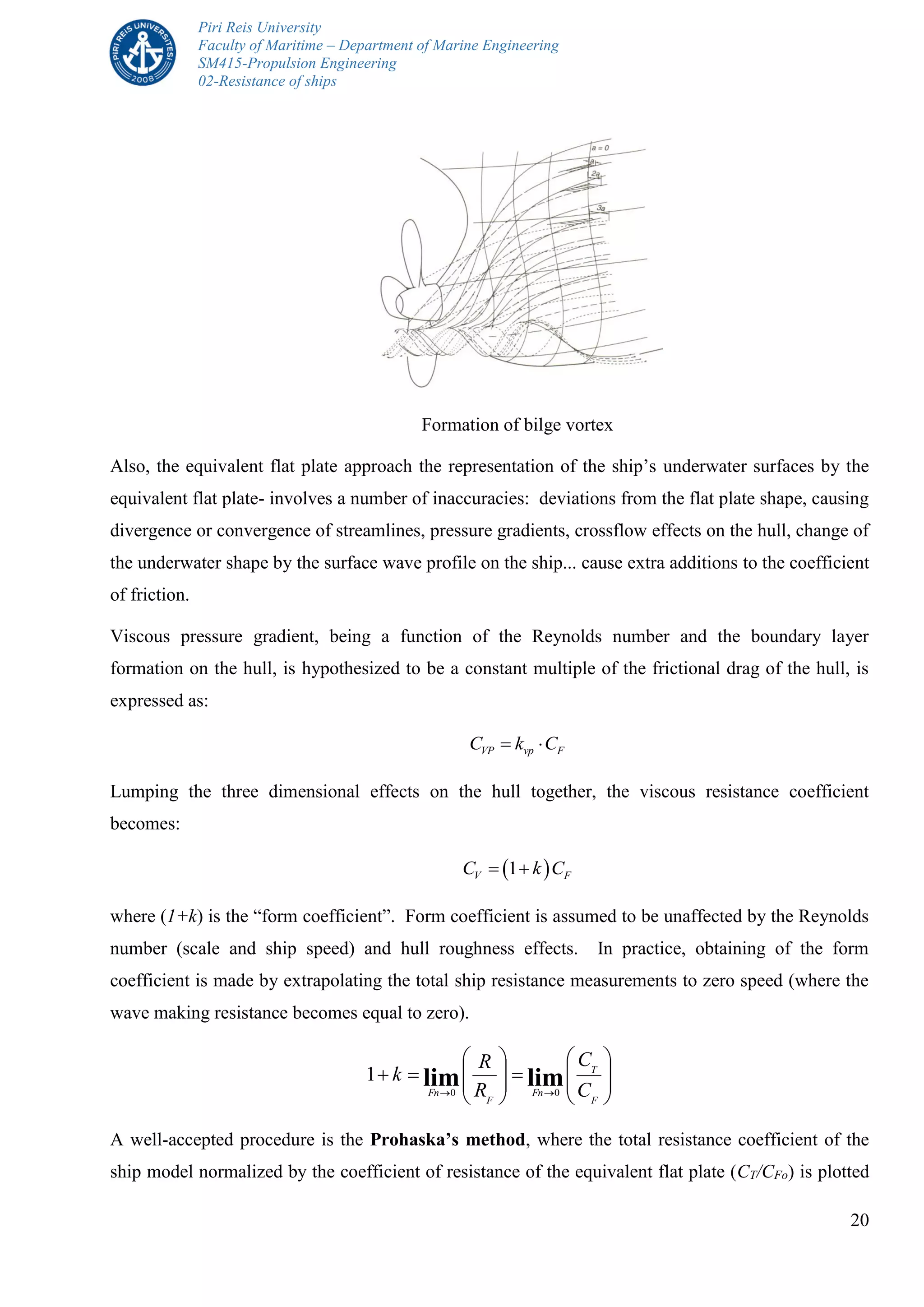 propulsion engineering-02-resistance of ships | PDF