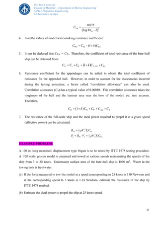 propulsion engineering-02-resistance of ships | PDF