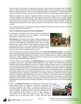 Dispossession of the Aboriginal Peoples of Canada | PDF