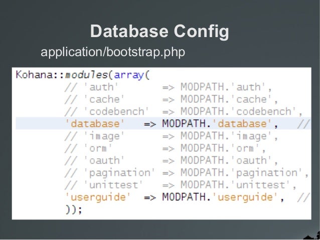Web Application Development using MVC Framework Kohana