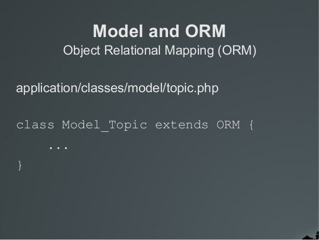 Web Application Development using MVC Framework Kohana