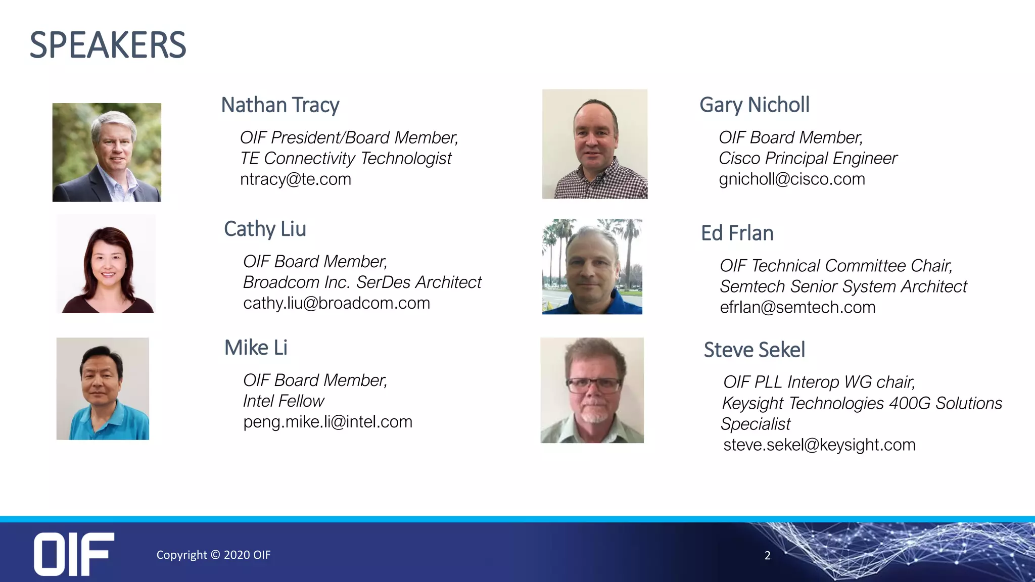 OIF CEI-112G at OFC 2020 Presentation | PDF
