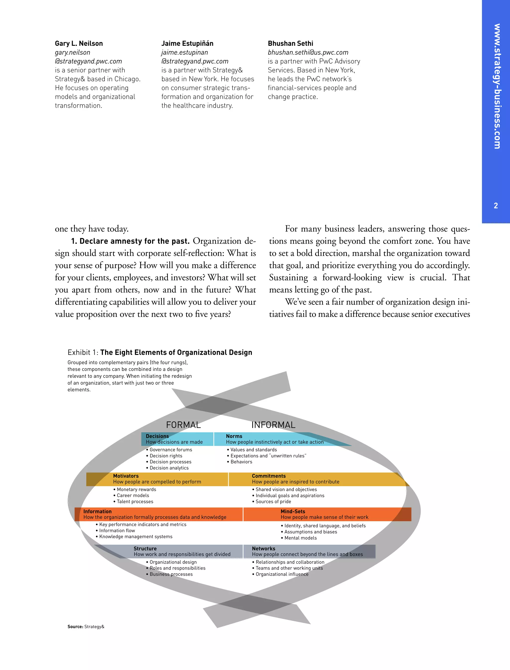 10 Principles of Organization Design | PDF