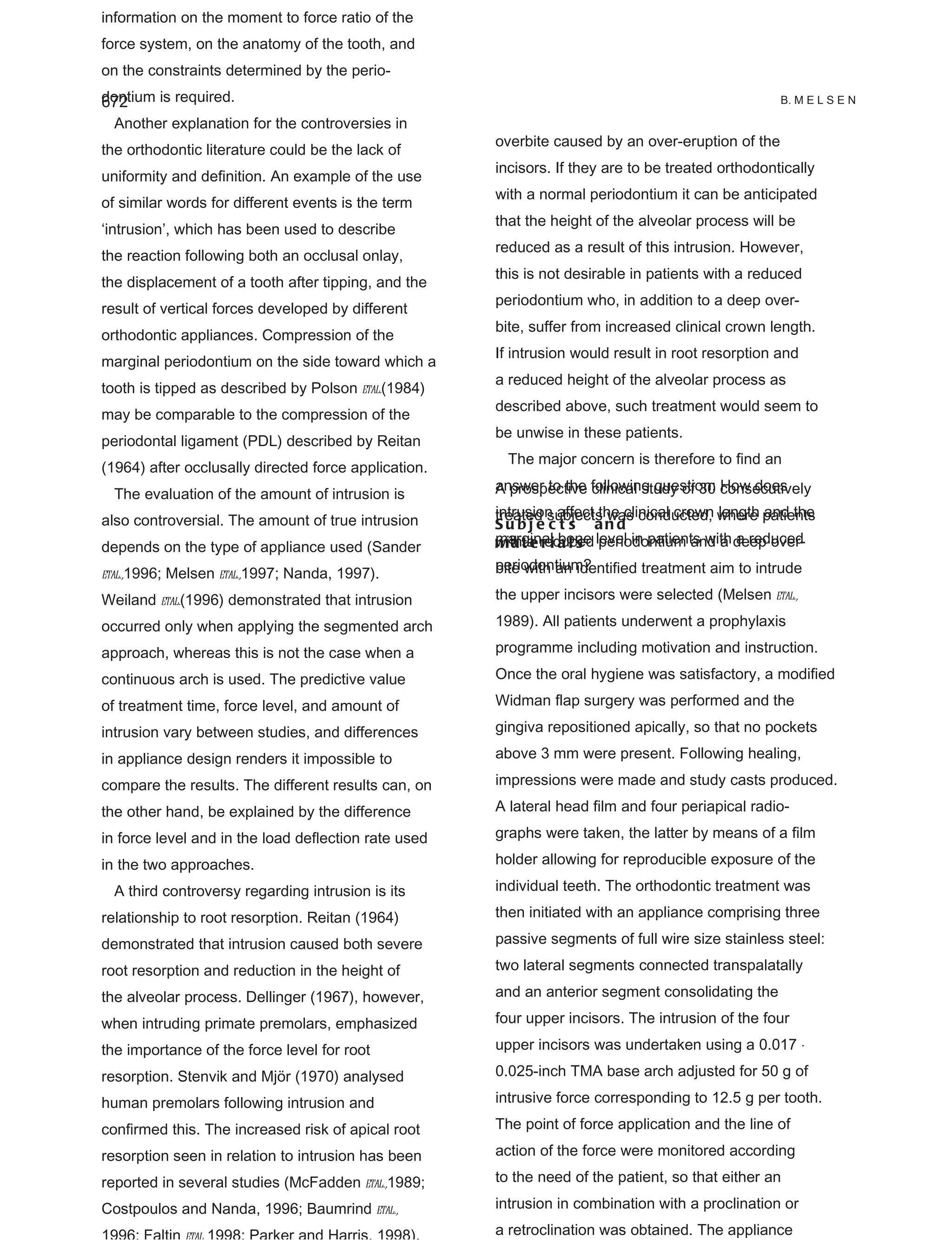 Tissue reaction to orthodontic tooth movement-a new paradigm | RTF