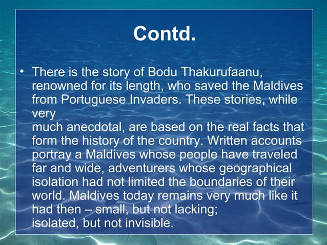 maldives | PPT