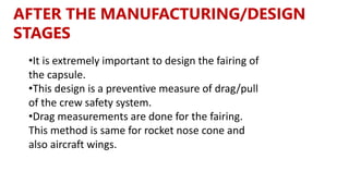 Manufacturing and metrology of Launch Escape System - part 2 | PPTX