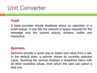 UNIT CONVERTER | PPTX