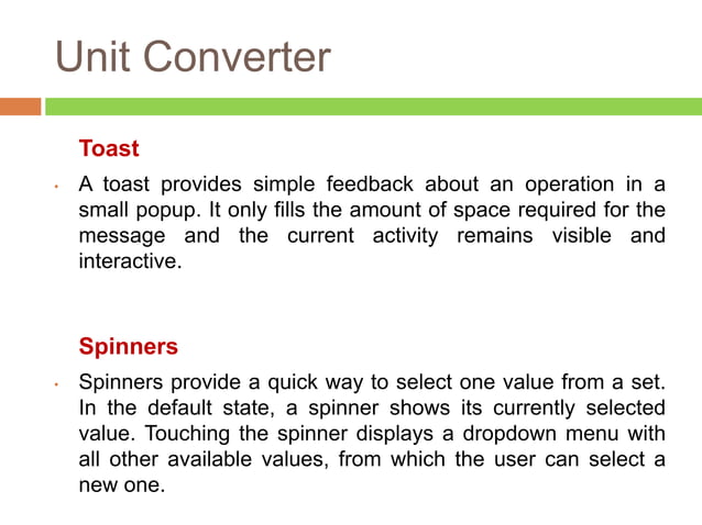 UNIT CONVERTER | PPTX