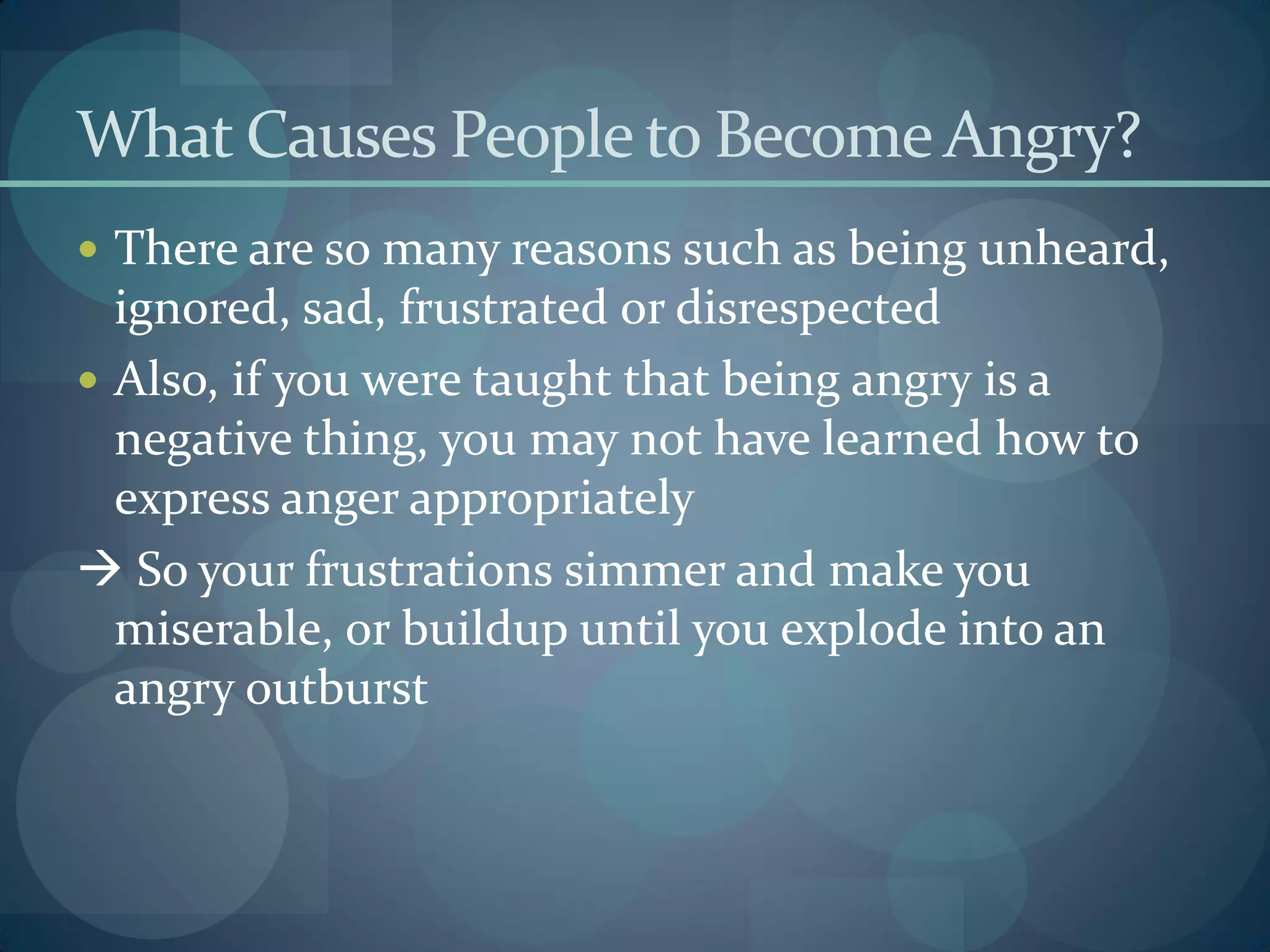 Anger Management | PDF