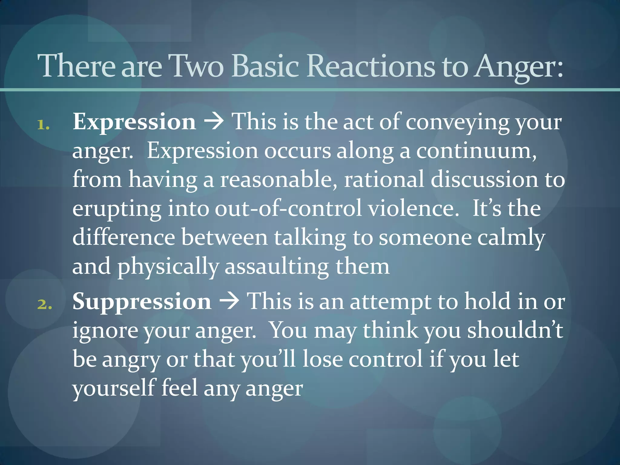Anger Management | PDF