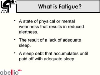 fatigue_ppt_for drivers | PPT