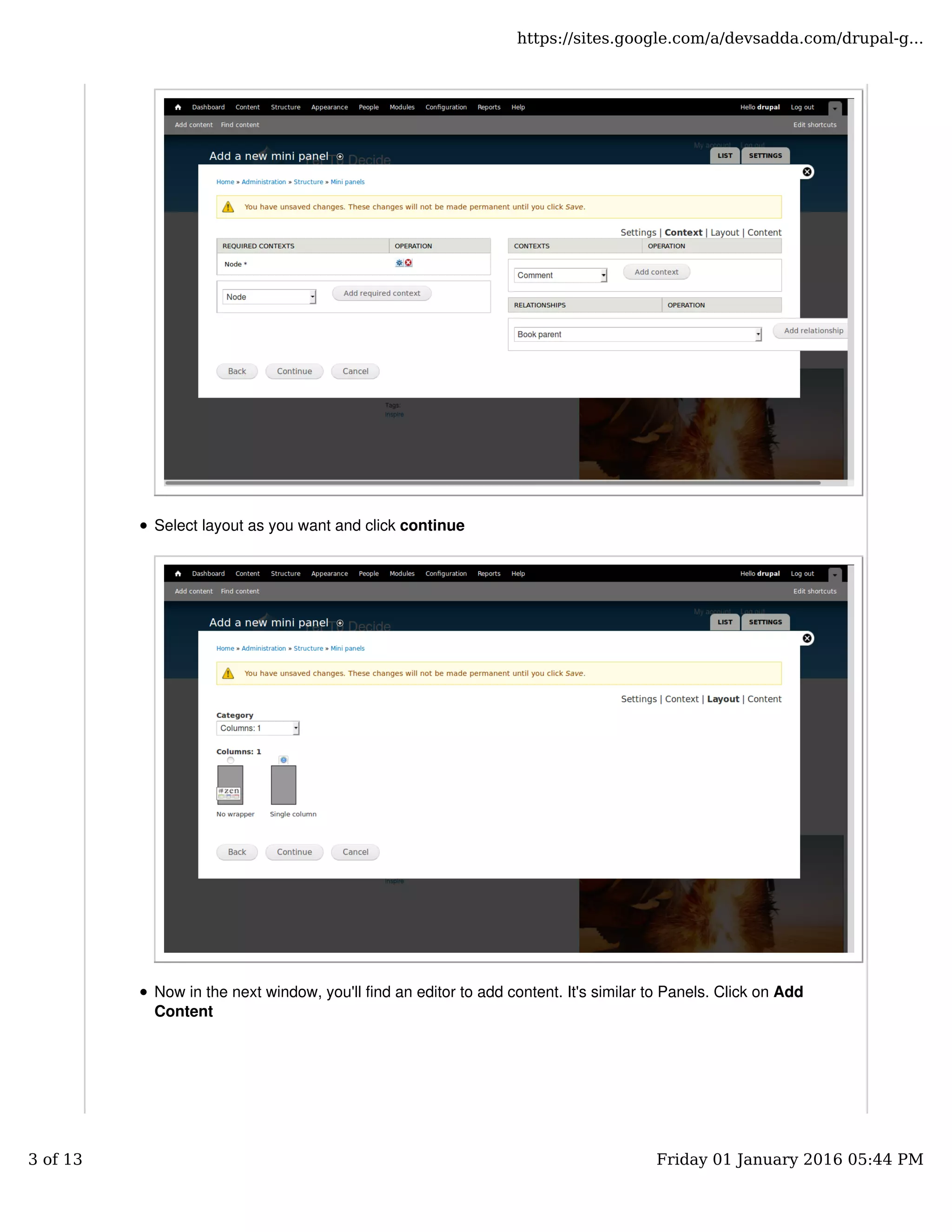 Mini Panels Configuration | PDF | Computing | Technology & Computing