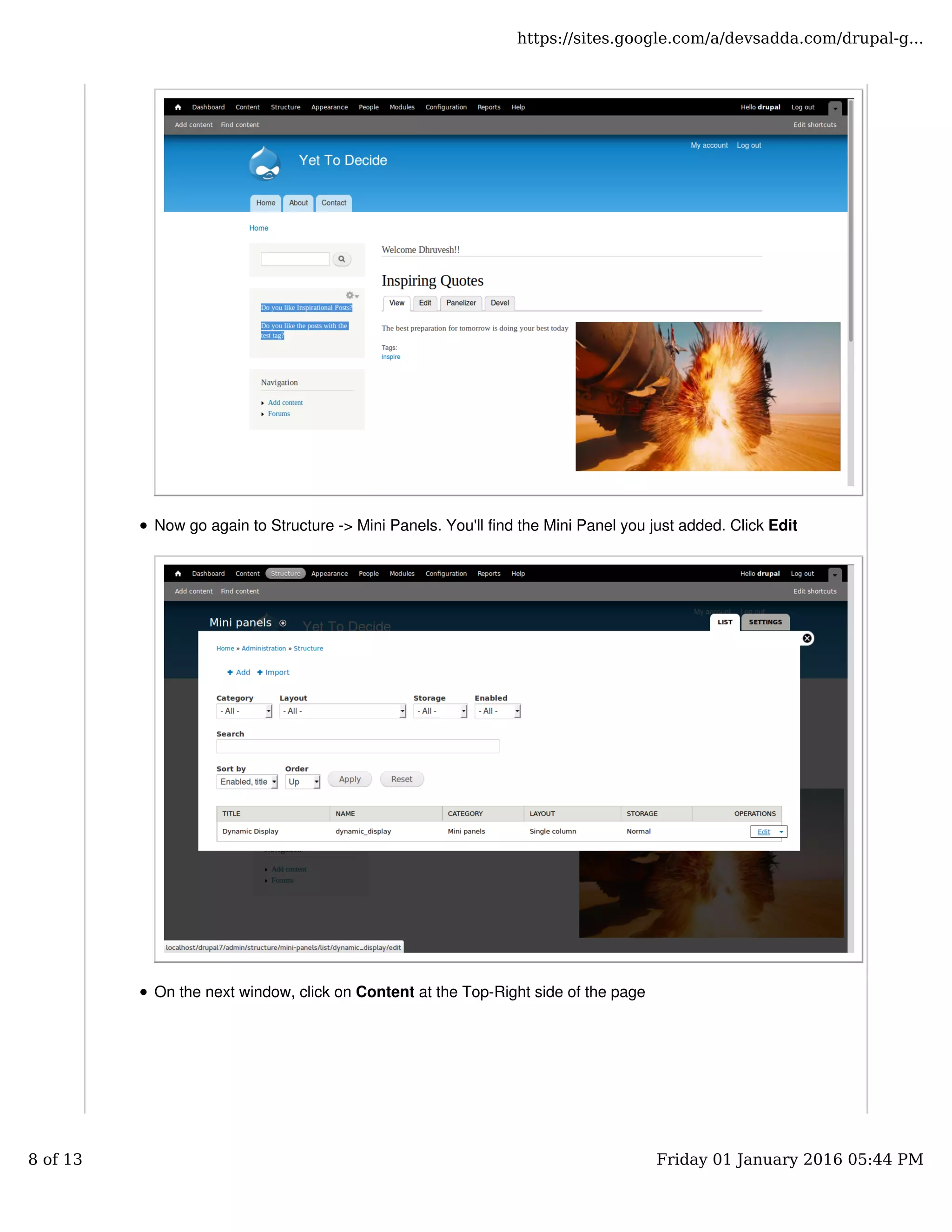 Mini Panels Configuration | PDF | Computing | Technology & Computing