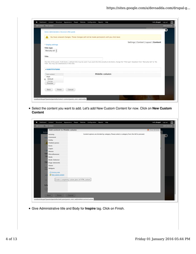 Mini Panels Configuration | PDF | Computing | Technology & Computing