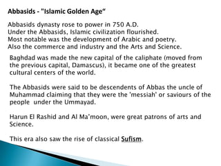 003 Caliphates And Golden Age | PPT