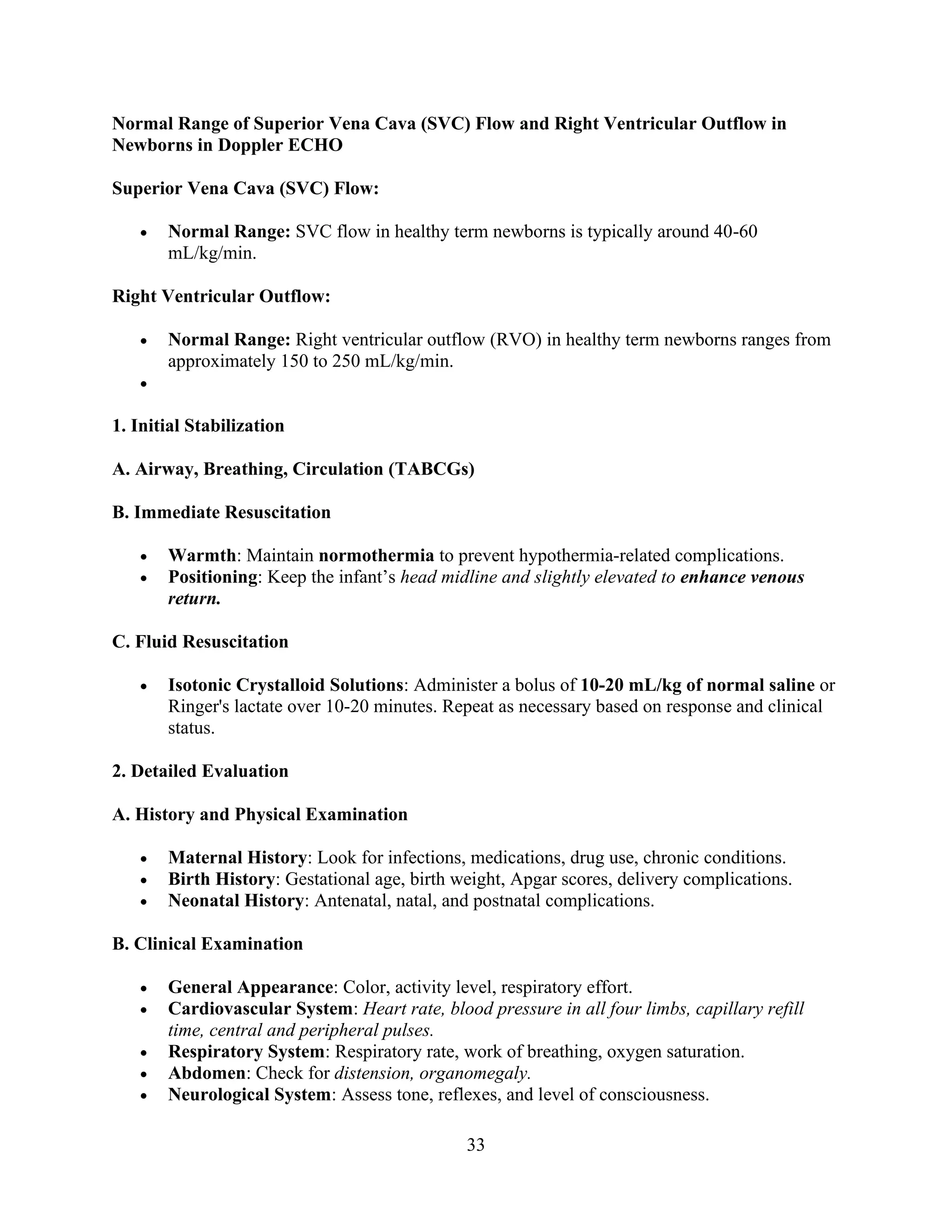 Cardiovascular system of newborn at a glance- neonatology | PDF