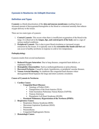 Cardiovascular system of newborn at a glance- neonatology | PDF