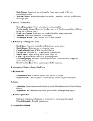 Cardiovascular system of newborn at a glance- neonatology | PDF