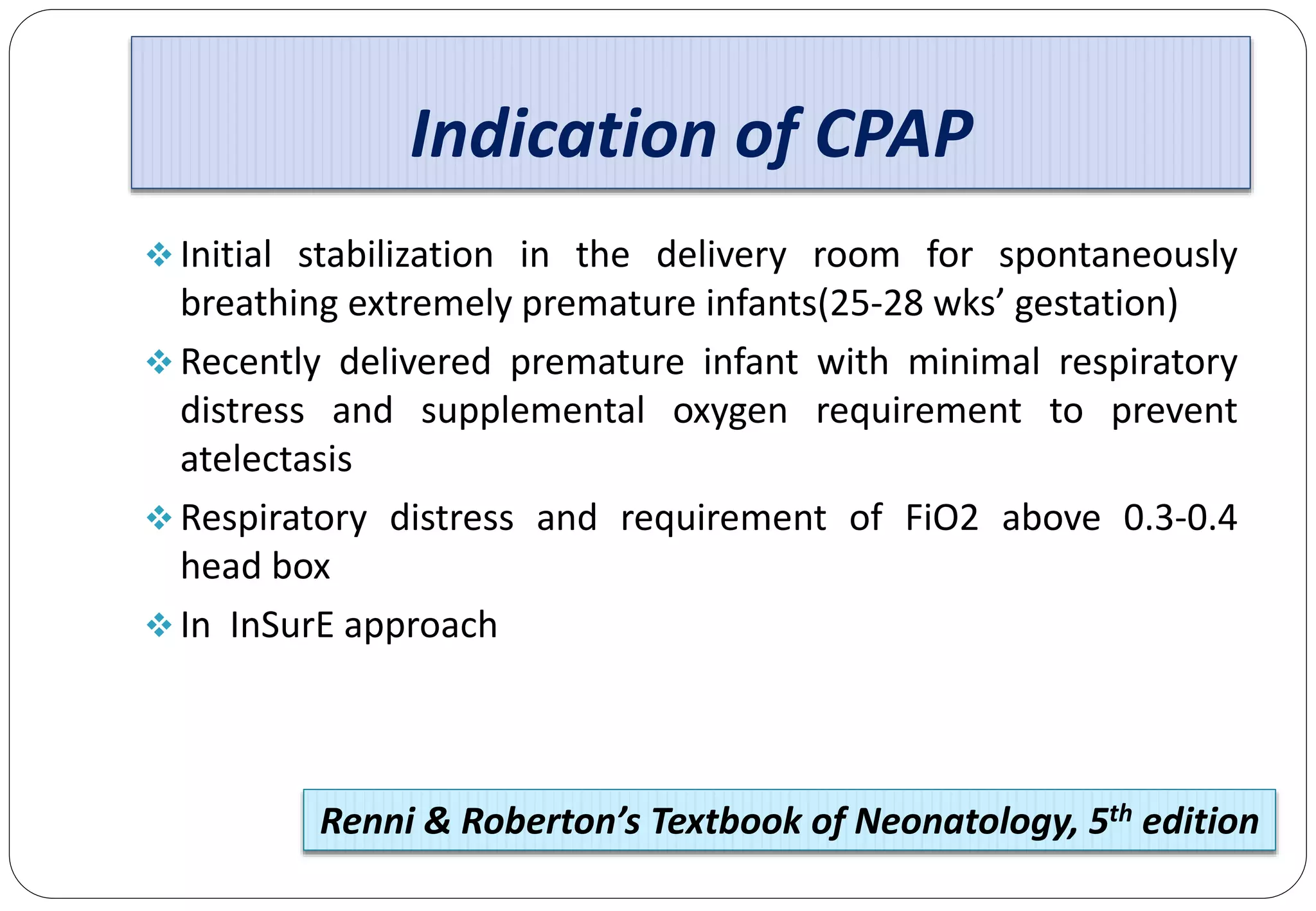 seminar on CPAP care | PPT