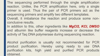 DNA Preparation for sequencing | PPT