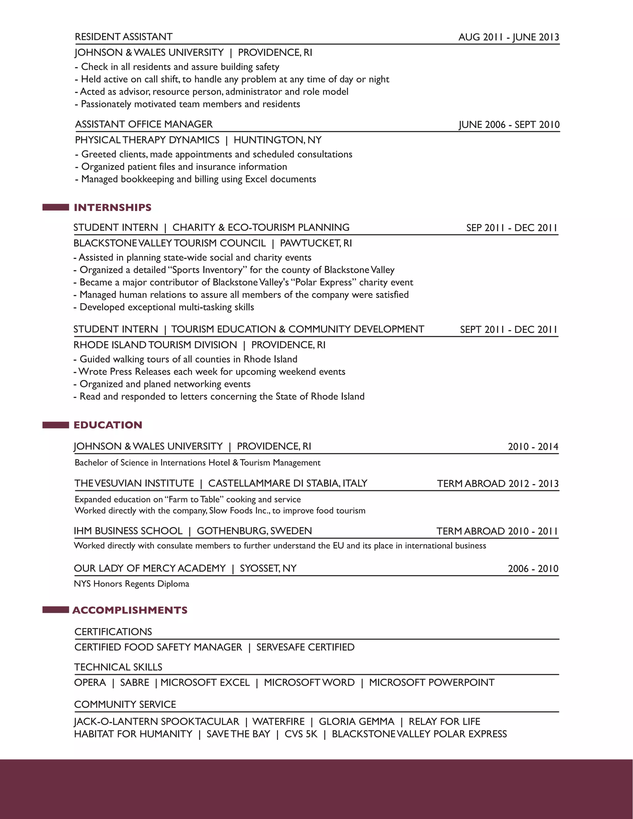 CEP_RESUME2 | PDF