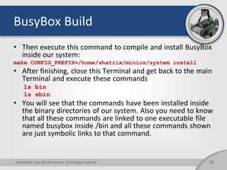 Building Mini Embedded Linux System for X86 Arch | PDF