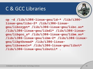 Building Mini Embedded Linux System for X86 Arch | PDF