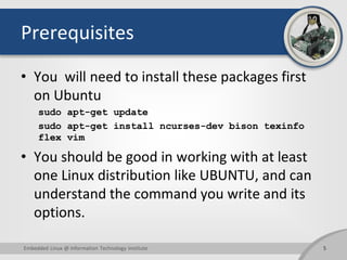 Building Mini Embedded Linux System for X86 Arch | PDF