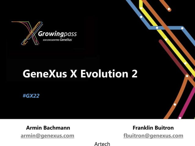 GeneXus X Evolution 2 (parte1) | PPTX