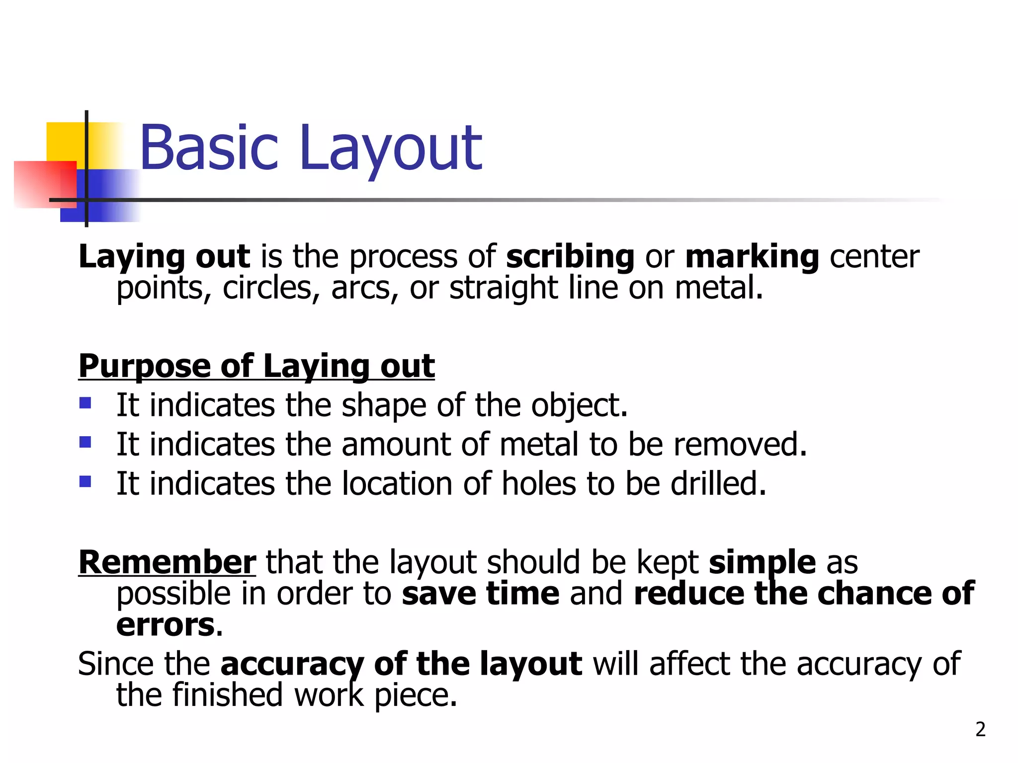 003 laying out | PPT