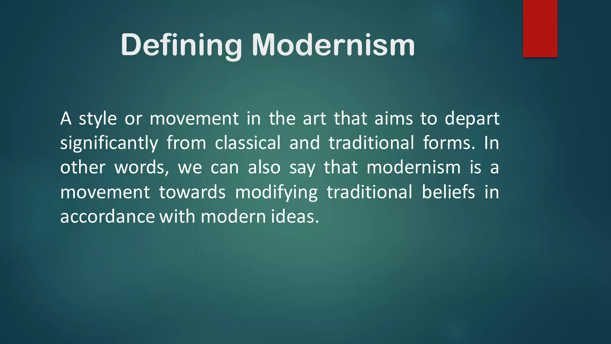 Modernism in English Literature | PDF | Modern Art | Fine Art