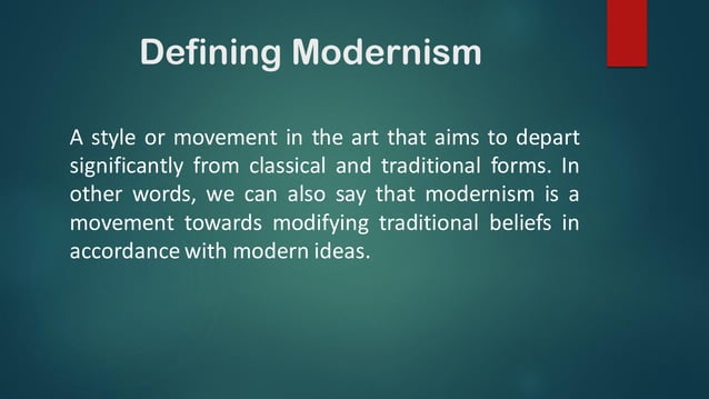 Modernism in English Literature | PPT