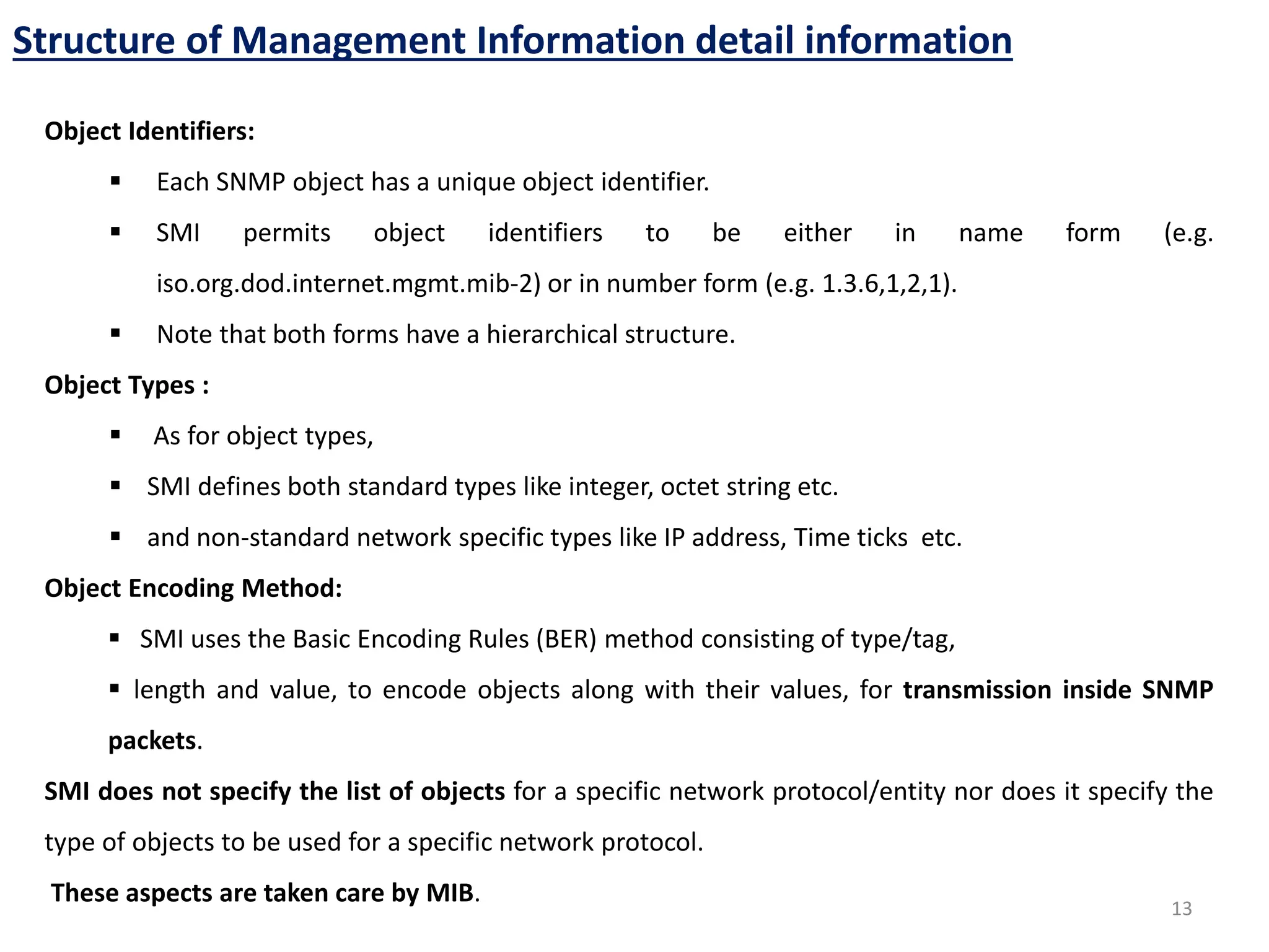 Network Management System and Protocol | PPTX