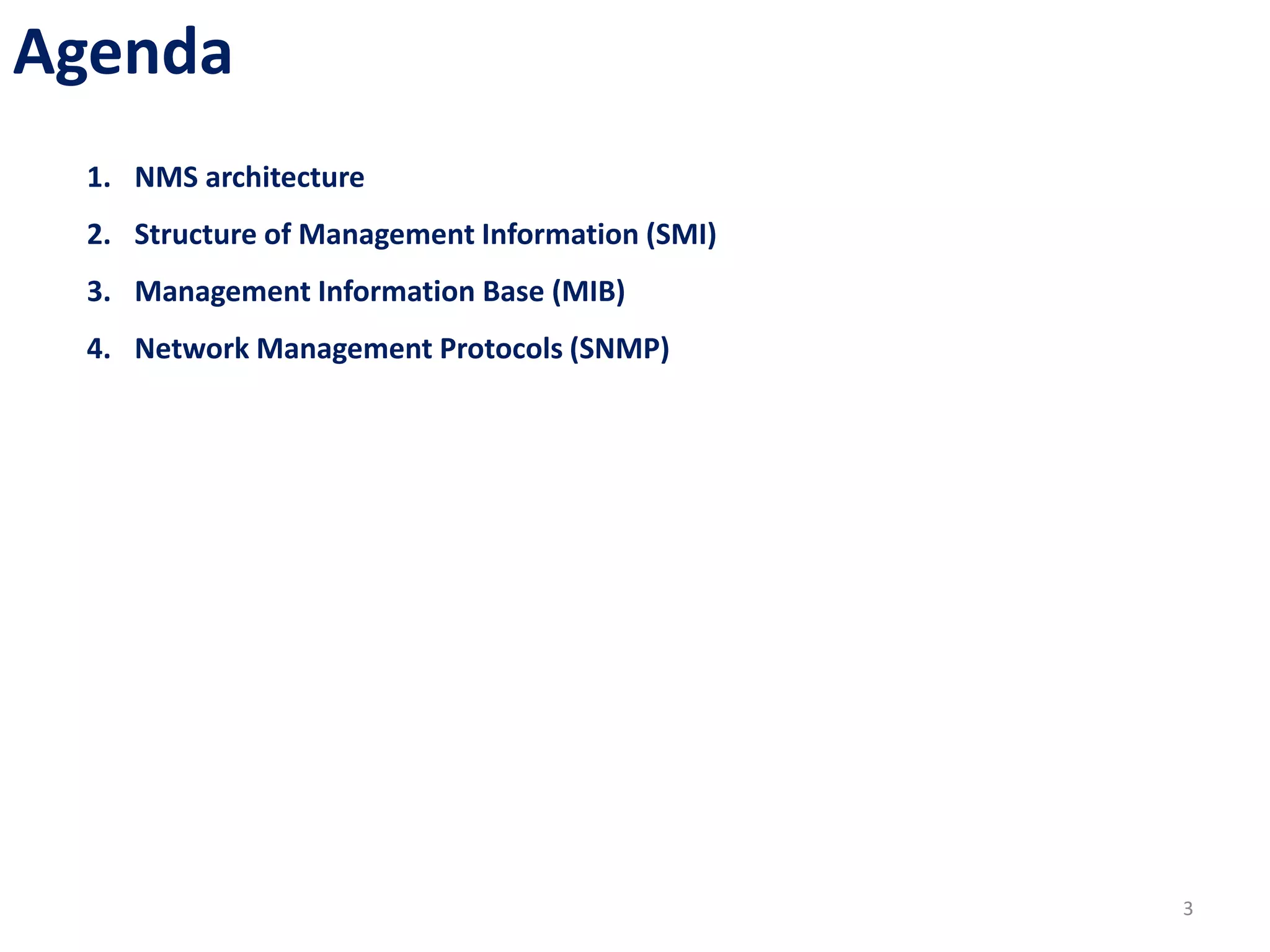 Network Management System and Protocol | PPTX