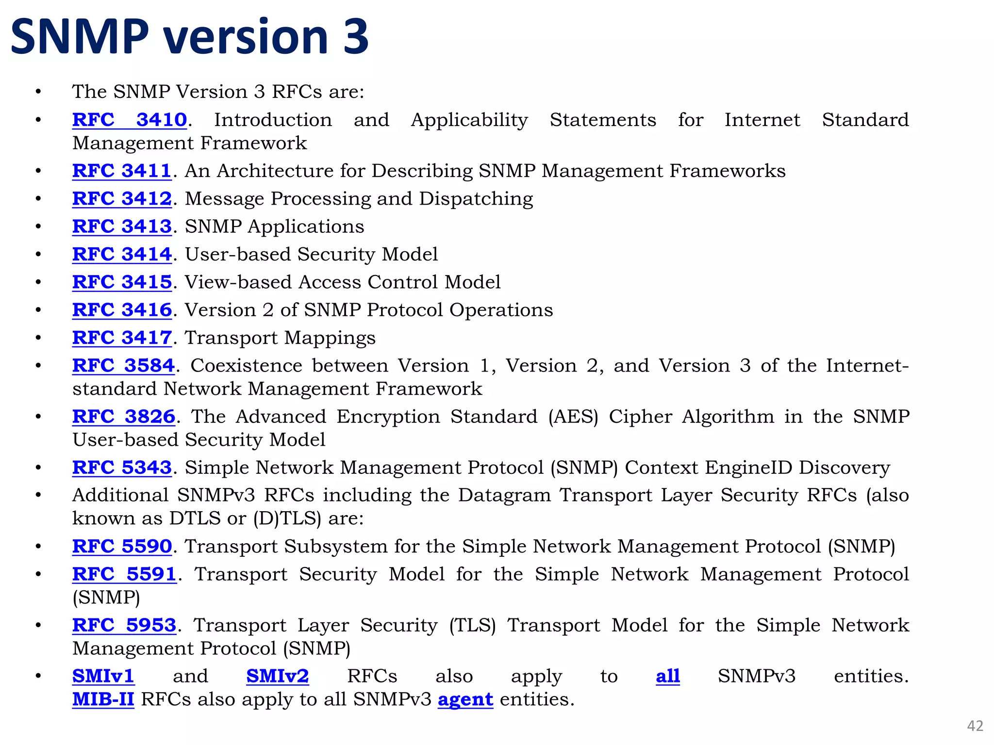 Network Management System and Protocol | PPTX