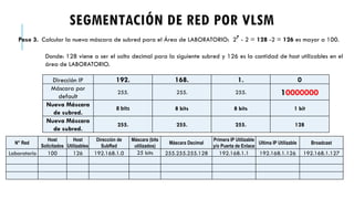 segmentación de subredes por red y por host | PDF