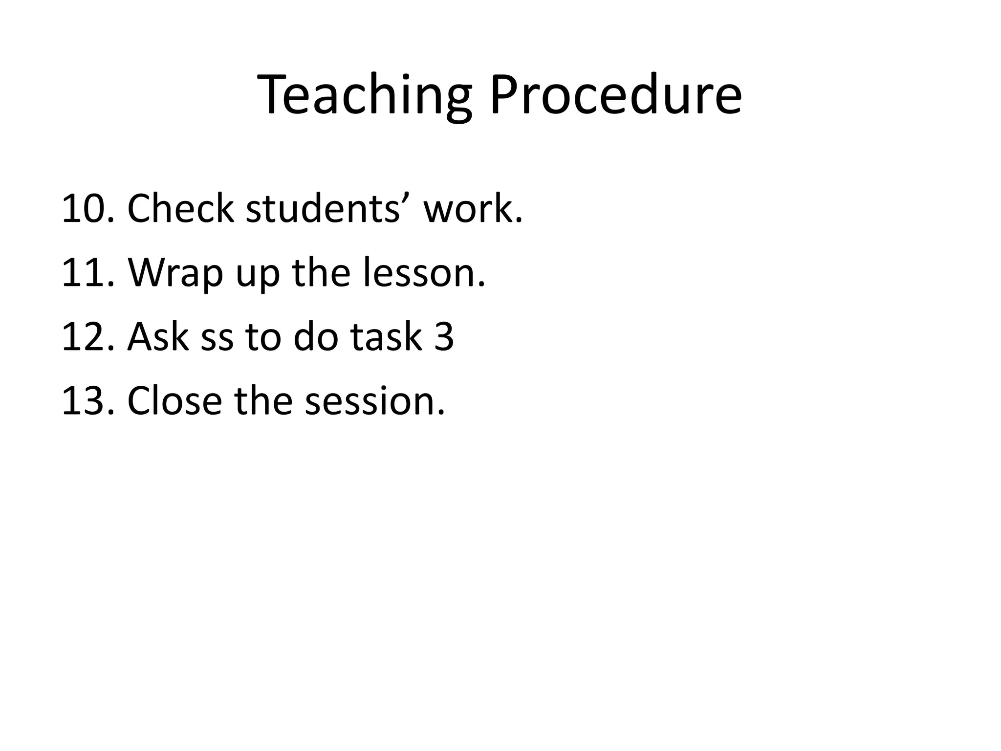 bimtek k13 003 teaching procedure | PPTX