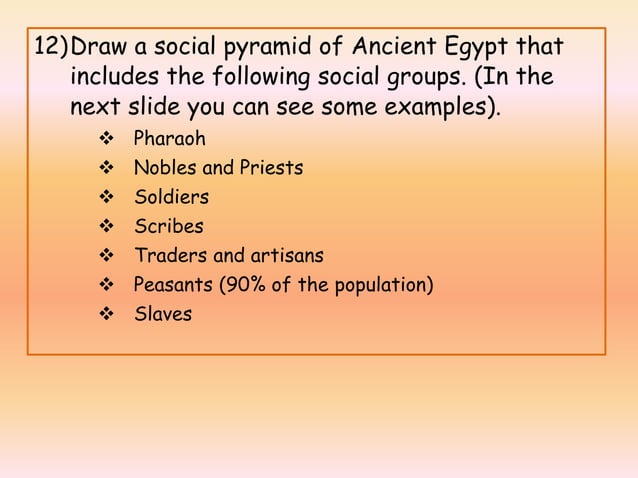 Unit 7: Ancient Egypt | PPT