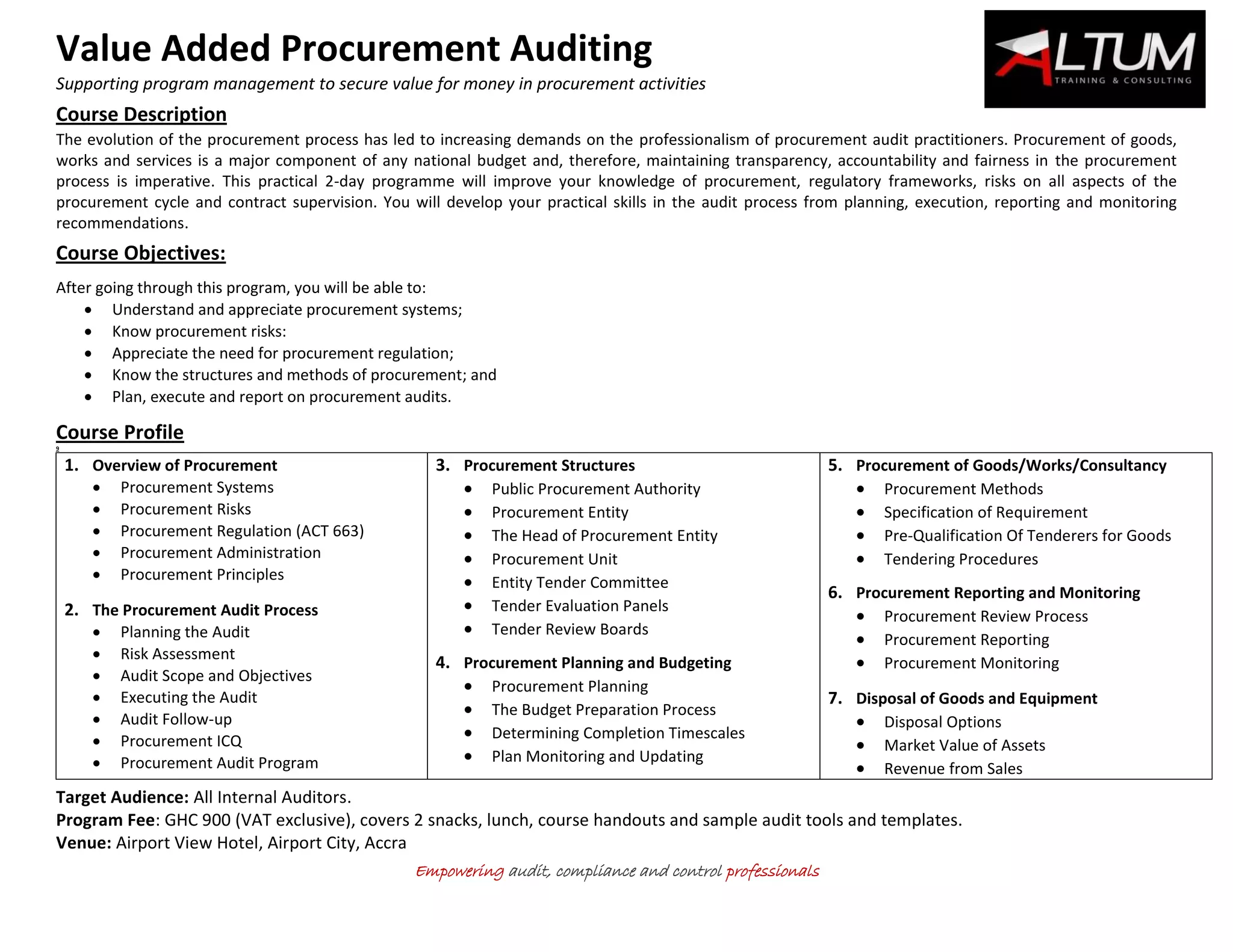 Value added procurement auditing | PPT