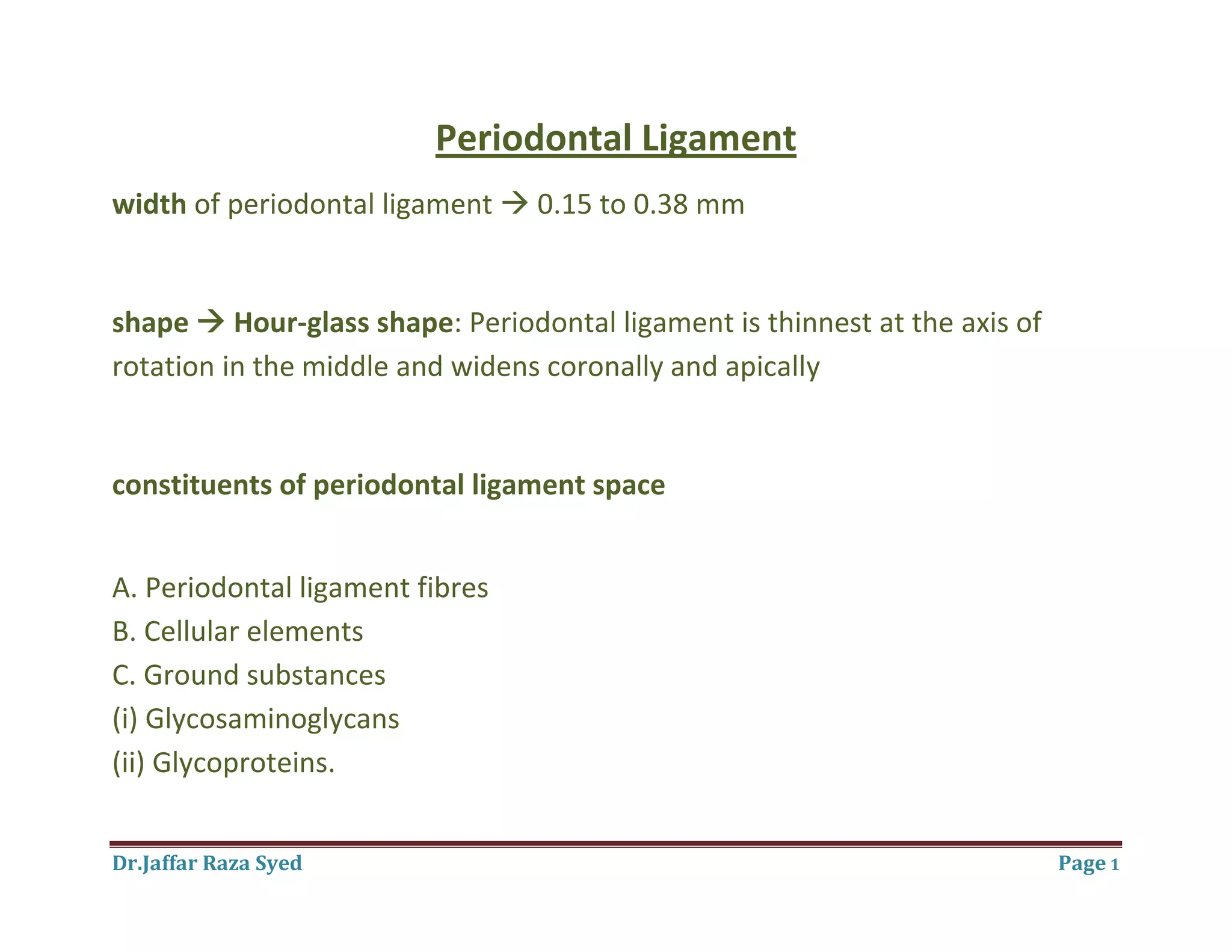 004.periodontal ligament | PDF