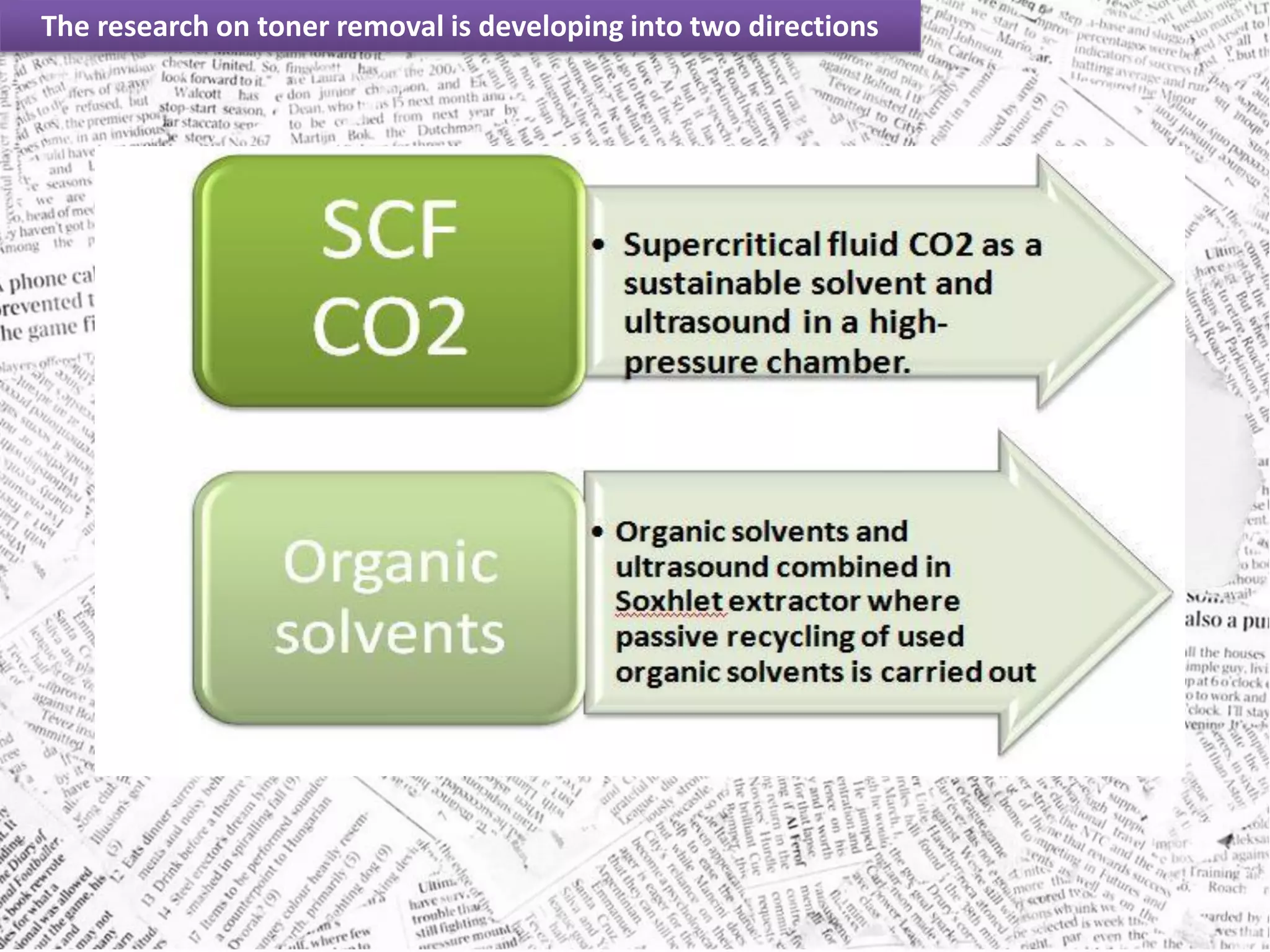Novel deinking method of used A4 paper in the office for internal reuse ...