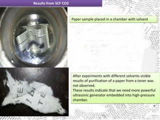 Novel deinking method of used A4 paper in the office for internal reuse ...