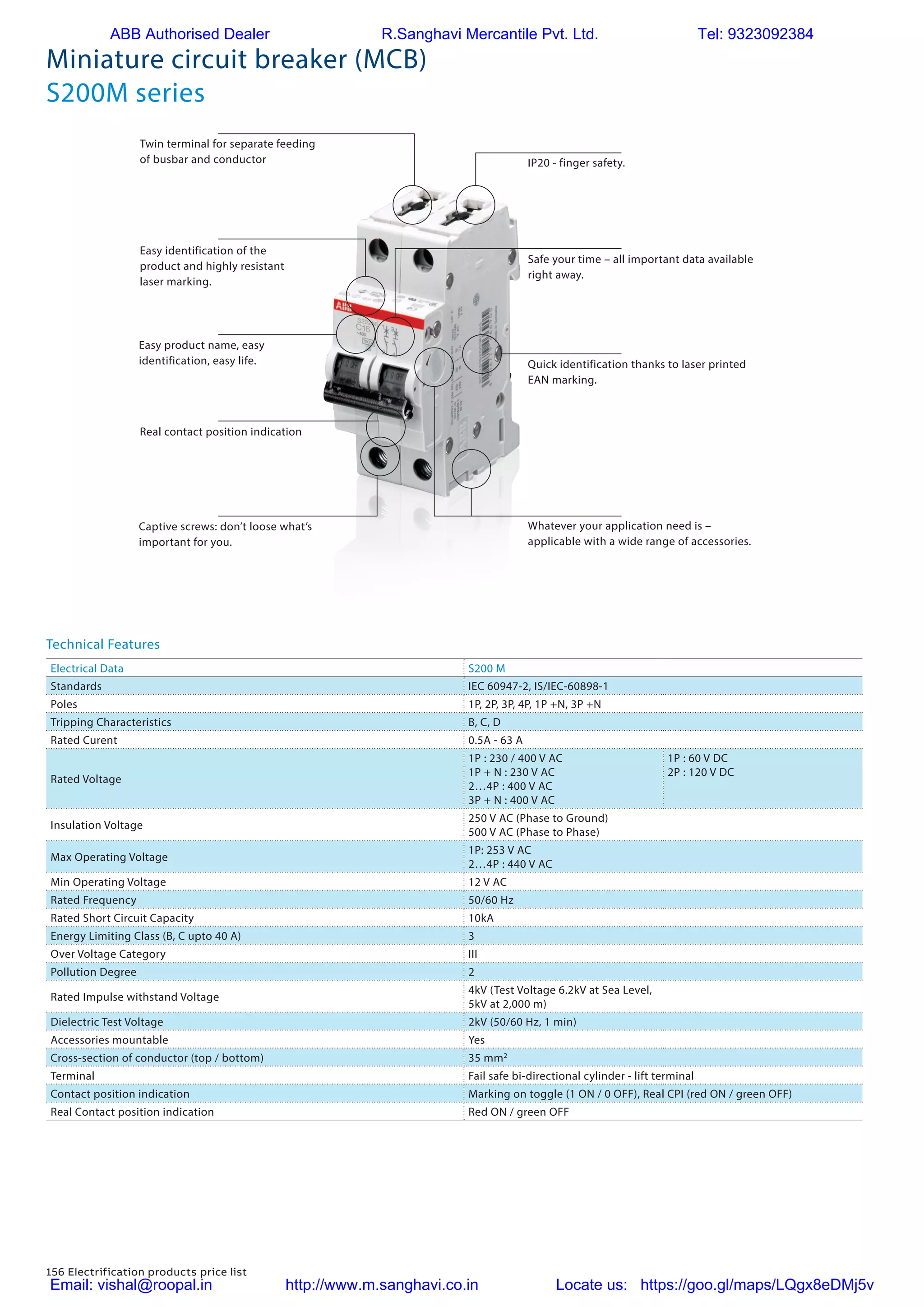 ABB MCB DB price List 004 | PDF