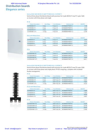 ABB MCB DB price List 004 | PDF